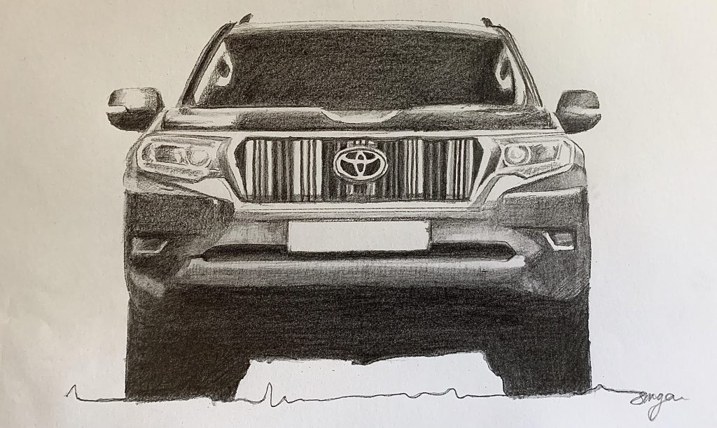 How to draw a Land Cruiser with Sophie Morgan - Toyota UK Magazine