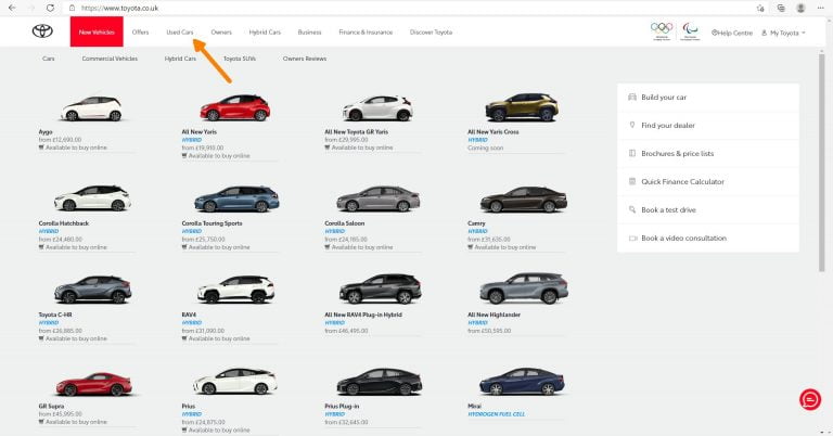 How do you part-exchange your car when buying online? - Toyota UK Magazine