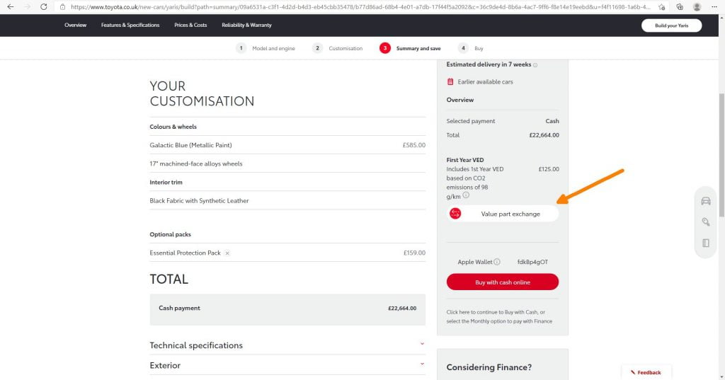 How do you part-exchange your car when buying online? - Toyota UK Magazine