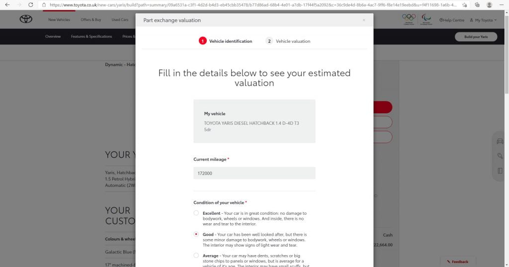 How do you part-exchange your car when buying online? - Toyota UK Magazine