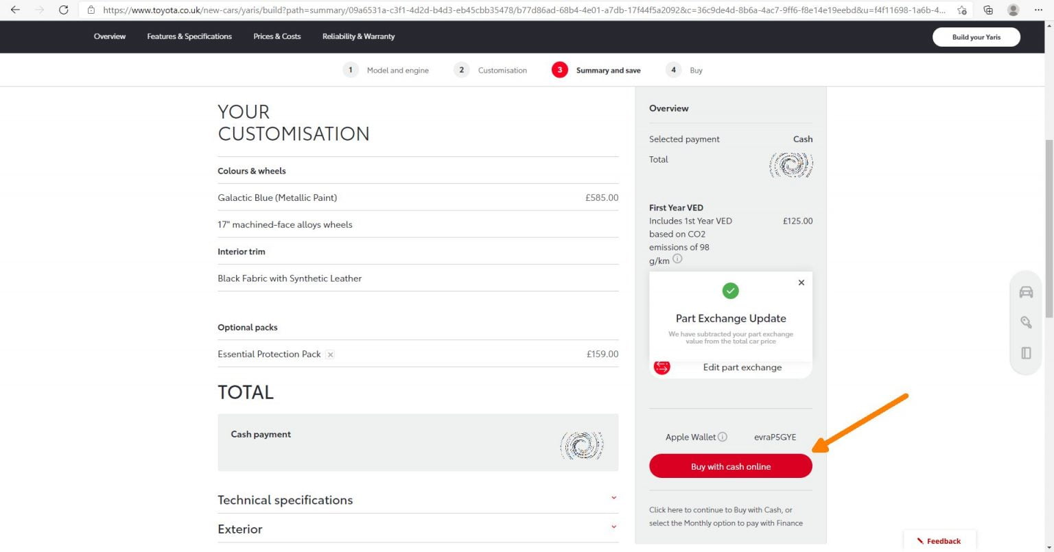 How do you part-exchange your car when buying online? - Toyota UK Magazine