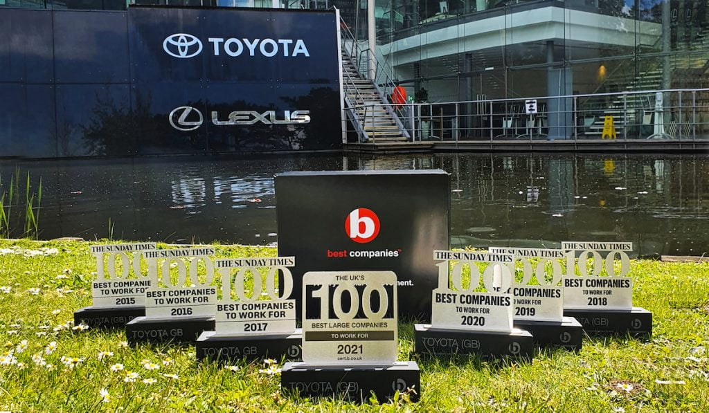 Toyota ranks 31st in Best Companies survey - Toyota UK Magazine