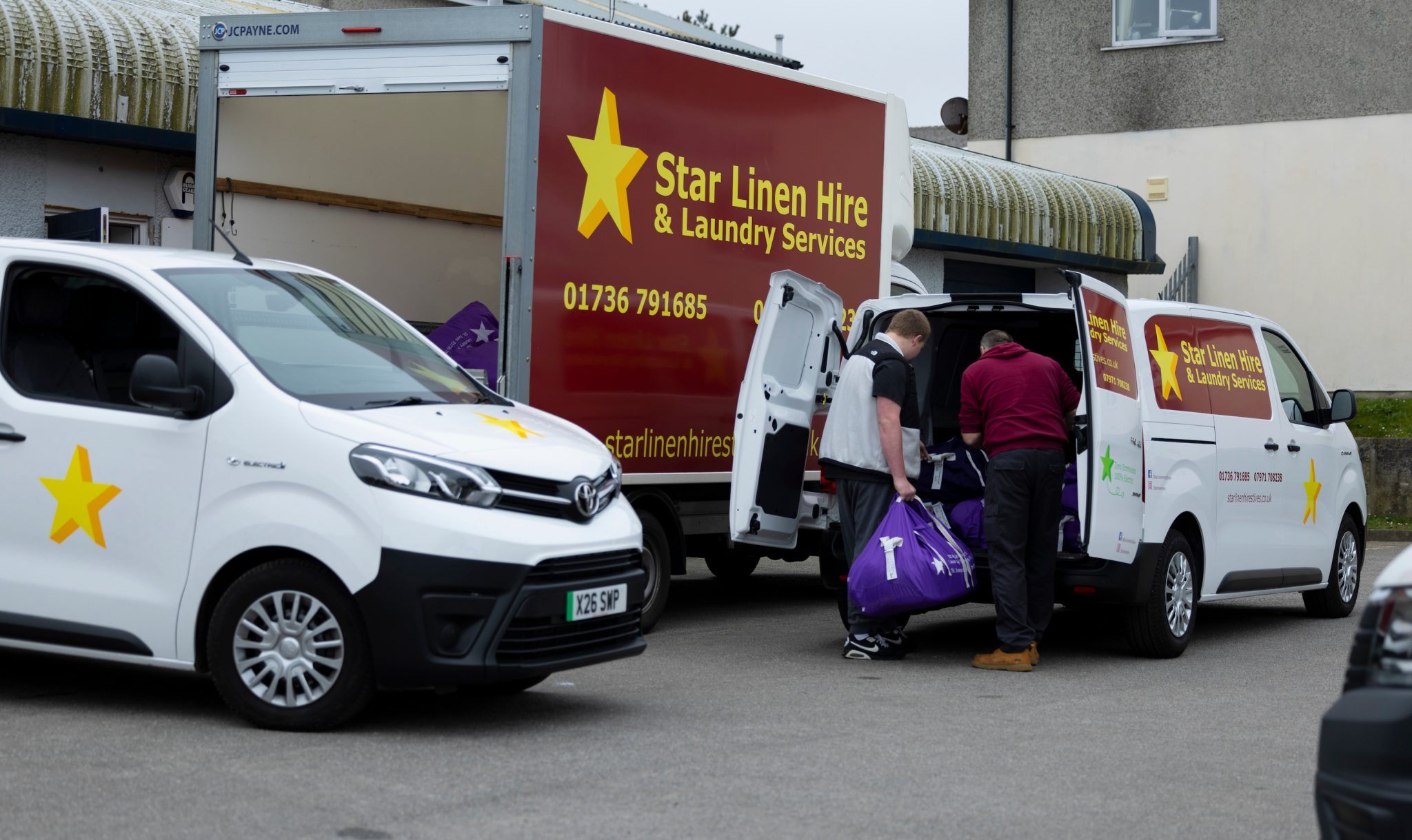Toyota Professionals: laundry vans load-up - Toyota UK Magazine