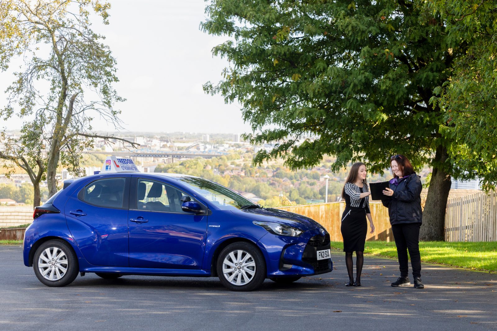 Driving instructor: Yaris is 'L' of a car for new drivers - Toyota UK ...