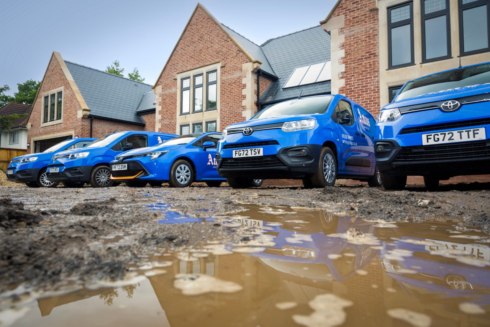 Amos Group and its eye-catching Toyota fleet - Toyota UK Magazine