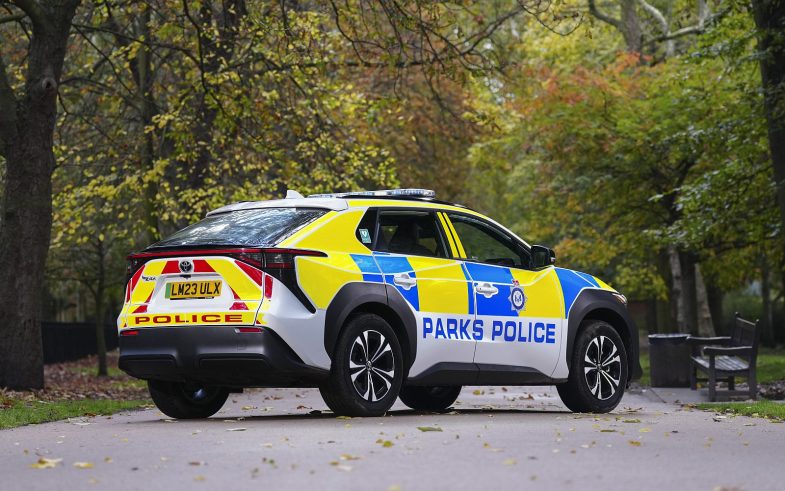 Toyota bZ4X makes its parks police debut - Toyota UK Magazine