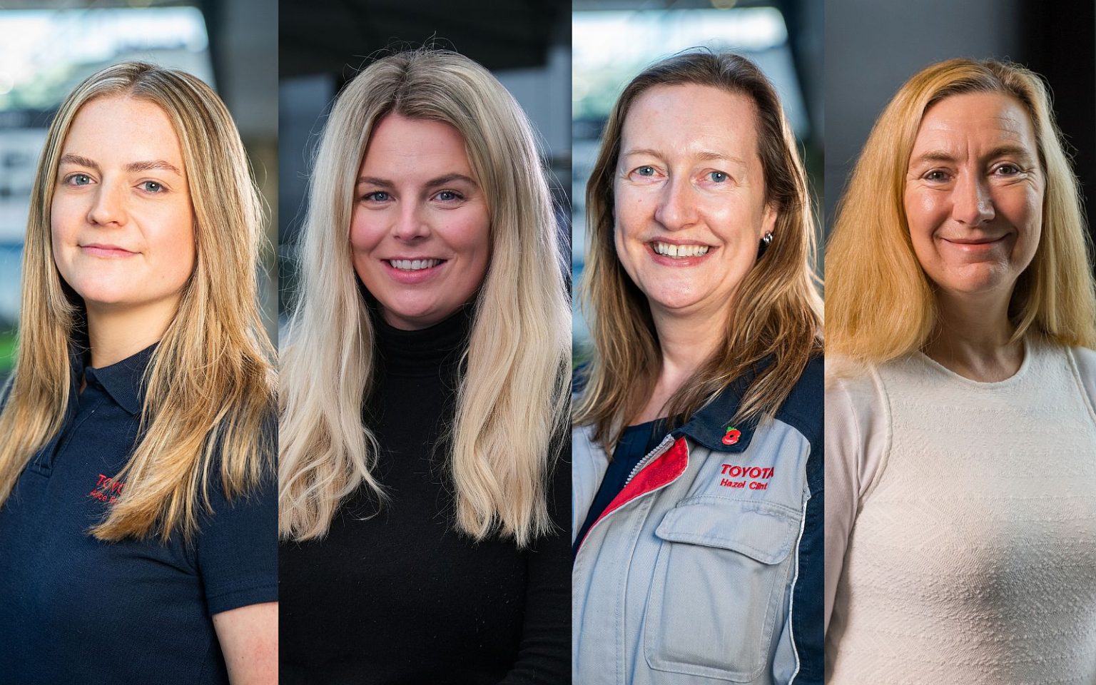 Inspiring women of the Toyota family: Carrie, Alice, Hannah and Hazel ...