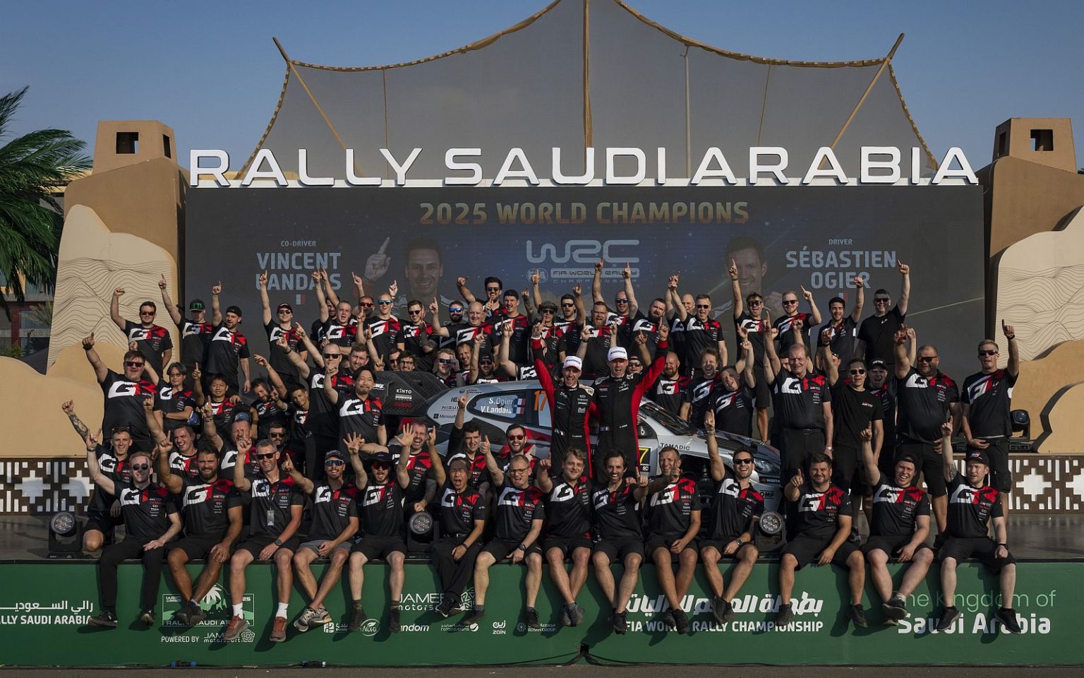 WRC 2025 result after Round 14: Rally Saudi Arabia - Toyota UK Magazine